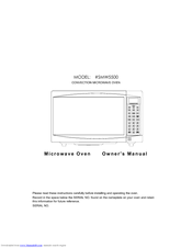 Curtis SUNBEAM SMW5500 Manuals | ManualsLib