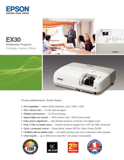 Epson EX30 - EX 30 SVGA LCD Projector Manuals | ManualsLib