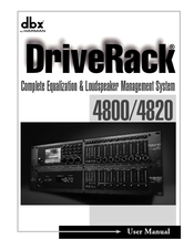 Dbx DriveRack 4820 Manuals | ManualsLib
