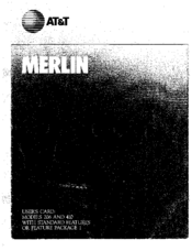At&t MERLIN 410 Manuals | ManualsLib