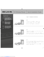Belkin VISION N1 Manuals | ManualsLib