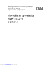 Ibm NetVista X40 Manuals | ManualsLib