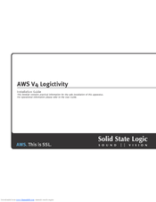 Solid state logic AWS V4 Logictivity Manuals | ManualsLib