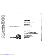 Oberheim Matrix-1000 Manuals | ManualsLib