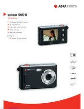 Agfaphoto sensor 505-D Manuals | ManualsLib