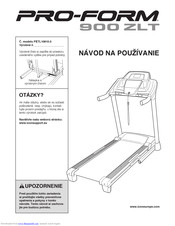 Proform 1250 zlt treadmill Manuals | ManualsLib