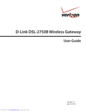 D-link Verizon DSL-2750B Manuals | ManualsLib