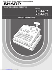 Sharp XE-A43S Manuals | ManualsLib