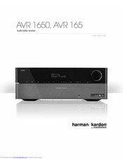 Harman kardon AVR 165 Manuals | ManualsLib