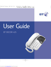 Bt Decor 425 Manuals | ManualsLib