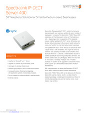 Spectralink IP-DECT SERVER 400 Manuals | ManualsLib