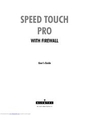 Alcatel SPEED TOUCH PRO Manuals | ManualsLib