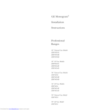 Ge Monogram ZDP36N4R Manuals | ManualsLib