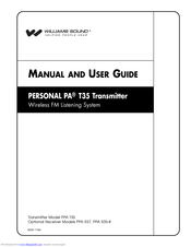 Williams sound PPA R35-8 Manuals | ManualsLib