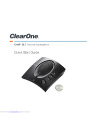 Clearone Chat 50 Manuals | ManualsLib