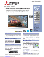 Mitsubishi electric MDT55IS Manuals | ManualsLib