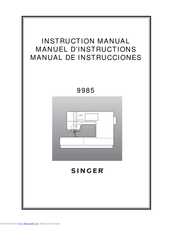 Singer 9985 Manuals | ManualsLib