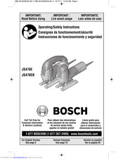 Bosch JS470EB Manuals | ManualsLib