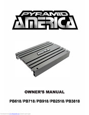 Pyramid America PB2518 Manuals | ManualsLib