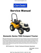 Cub cadet Domestic 7000 Series Manuals | ManualsLib