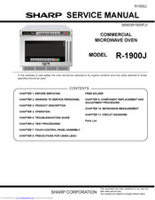 Sharp R-1900J Manuals | ManualsLib