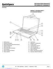 Hp ProBook 4411s - Notebook PC Manuals | ManualsLib