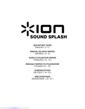 Ion SOUND SPLASH Manuals | ManualsLib