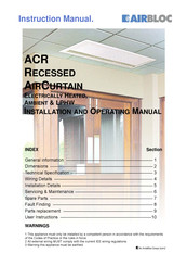 Airbloc ACR200SE18 Manuals | ManualsLib