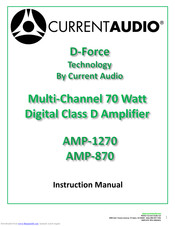 Current audio AMP-1270 Manuals | ManualsLib