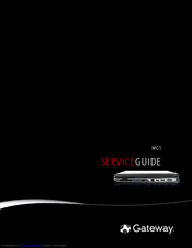 Gateway MG1 Manuals | ManualsLib