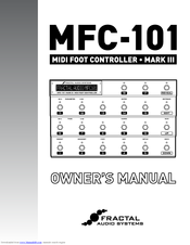 Fractal audio MFC-101 MARK III Manuals | ManualsLib
