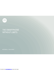 Motorola MILESTONE - Manuals | ManualsLib