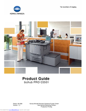 Konica minolta bizhub PRO C5501 Manuals | ManualsLib