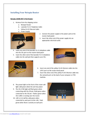 Netopia 3346N-ENT Modem 4 Port Manuals