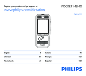 Philips Voice Recorder User Manuals Download | ManualsLib