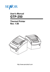 Senor GTP-250 Manuals | ManualsLib
