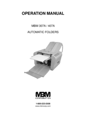 Mbm 307A Manuals | ManualsLib