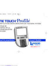 Lifescan ONE TOUCH BASIC BLOOD GLUCOSE MONITORING SYSTEM Manuals ...