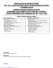 Kitchenaid KEHU309SSS - 30" Microwave Combination Oven Manuals | ManualsLib