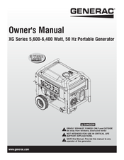 Generac power systems XG Series Manuals | ManualsLib
