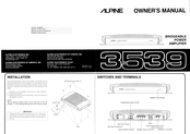 Alpine Amplifier User Manuals Download | ManualsLib