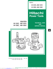 Hitachi M 12SC Manuals | ManualsLib