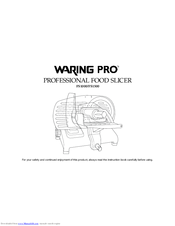 Waring FS1000 Manuals | ManualsLib