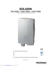 Mastervolt Soladin 1000 Web Manuals | ManualsLib