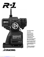 Jr racing R-1 Manuals | ManualsLib