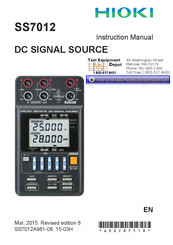 Hioki SS7012 Manuals | ManualsLib