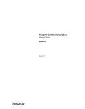Oracle storagetek sl150 Manuals | ManualsLib