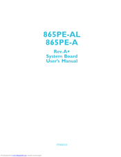 Ecs 865PE-A Manuals | ManualsLib