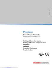 Thermo scientific Precision GP 20 Manuals | ManualsLib