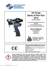 Pmc AP-2 Spray Gun Manuals